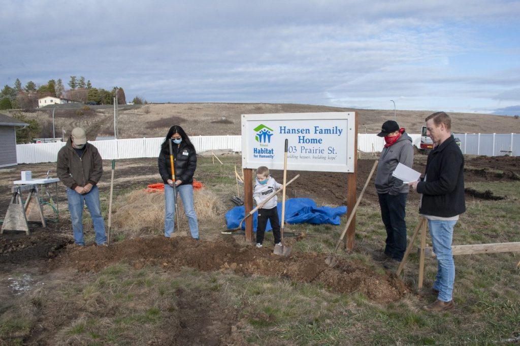 The Ground Breaking Prayer - Palouse Habitat for Humanity