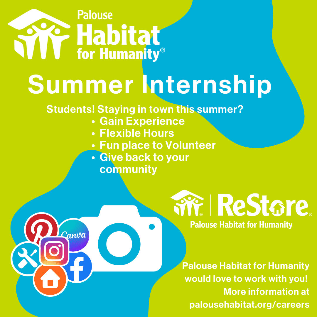 Summer Internship - Palouse Habitat for Humanity