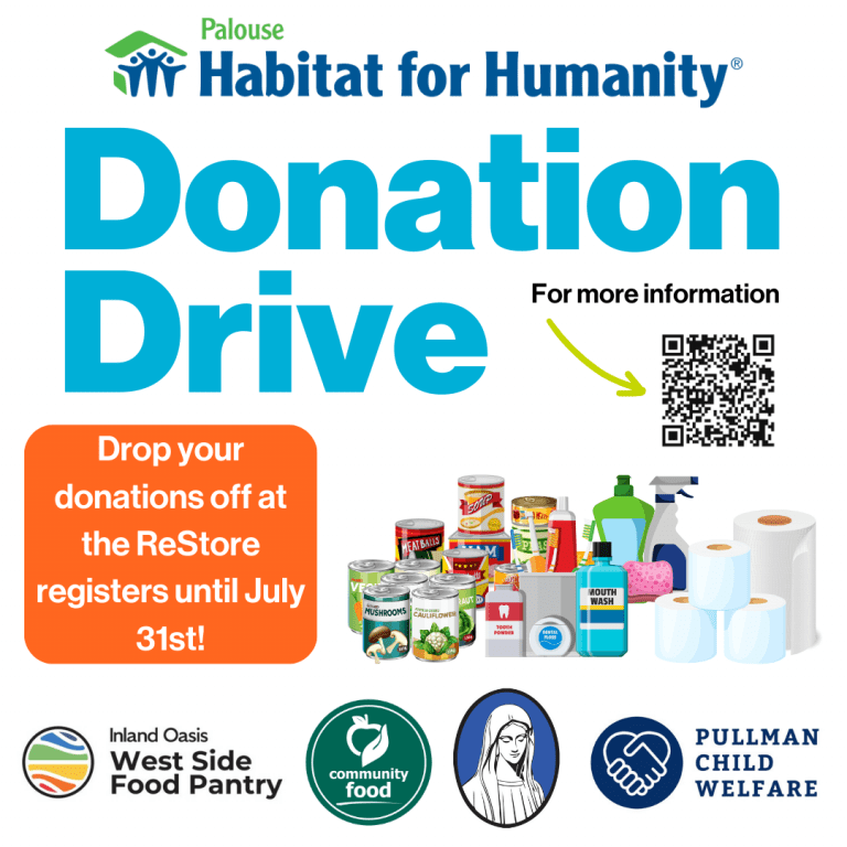Donation Drive - Palouse Habitat for Humanity